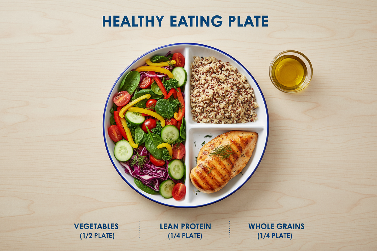 The Visual Guide: How to Build a Healthy Plate for Every Meal – Dhathri